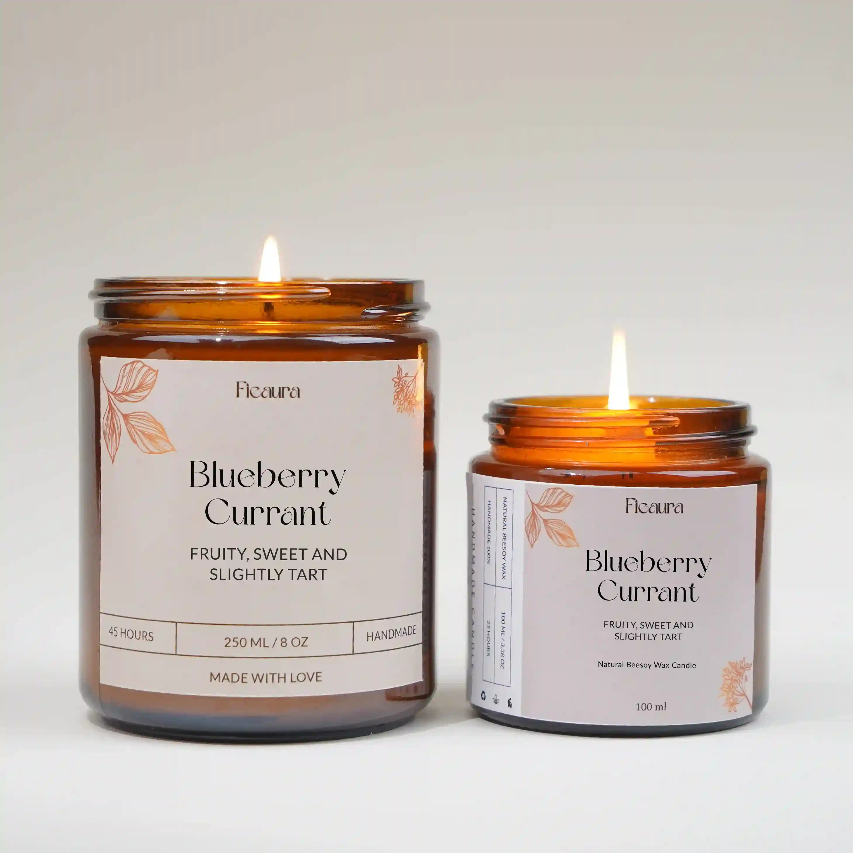 Blueberry Currant - Amber Glass Jar – Fieaura